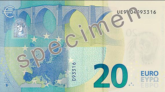 Avem o nouă bancnotă de 20 de euro - Mortu`s Blog